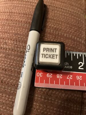 Slot machine Print Ticket Button | eBay