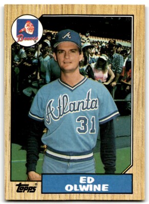 1987 Topps Ed Olwine Atlanta Braves #159 | eBay
