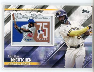 2022 Topps Update Jackie Robinson Day Patch #SEPAM Andrew McCutchen ...