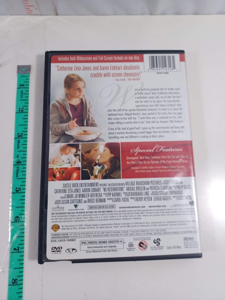 no reservations DVD full/widescreen rated PG good | eBay