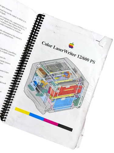 1995 Apple Laser Writer Printer Vol IV Service Guide Color 12/600PS | eBay