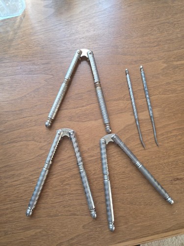 Set of 3 HMQ Metal Nutcracker with 2 Picks - Classic Vintage | eBay