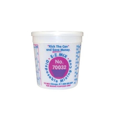 Ez Mix 70032 E-z Mix 1 Quart Disposable Mixing Cups 100/box ...