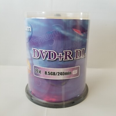 New Sealed OPTIMUM DVD+R DL 8X 8.5GB 240MIN Blank Recordable Disc | eBay