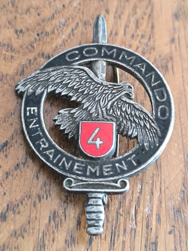 Insigne Brevet Centre Entrainement Commando N° 4 / Drago GS31 /J142 | eBay