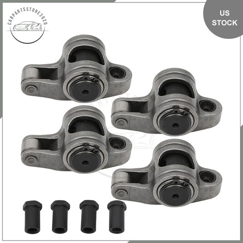 For Small Block Chevy SBC 350 Stainless Steel Rocker Arms 1.6 Ratio 3/8 ...