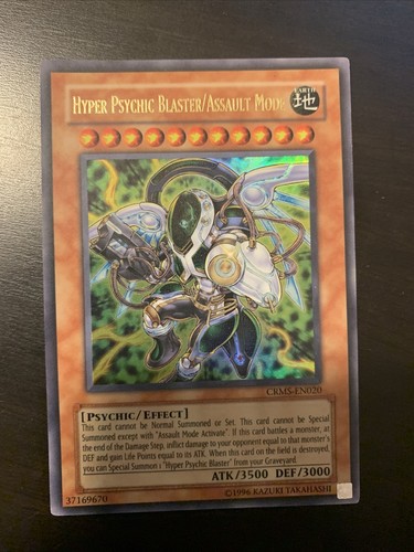 Yugioh Hyper Psychic Blaster/Assault Mode Ultra Rare CRMS Near Mint | eBay