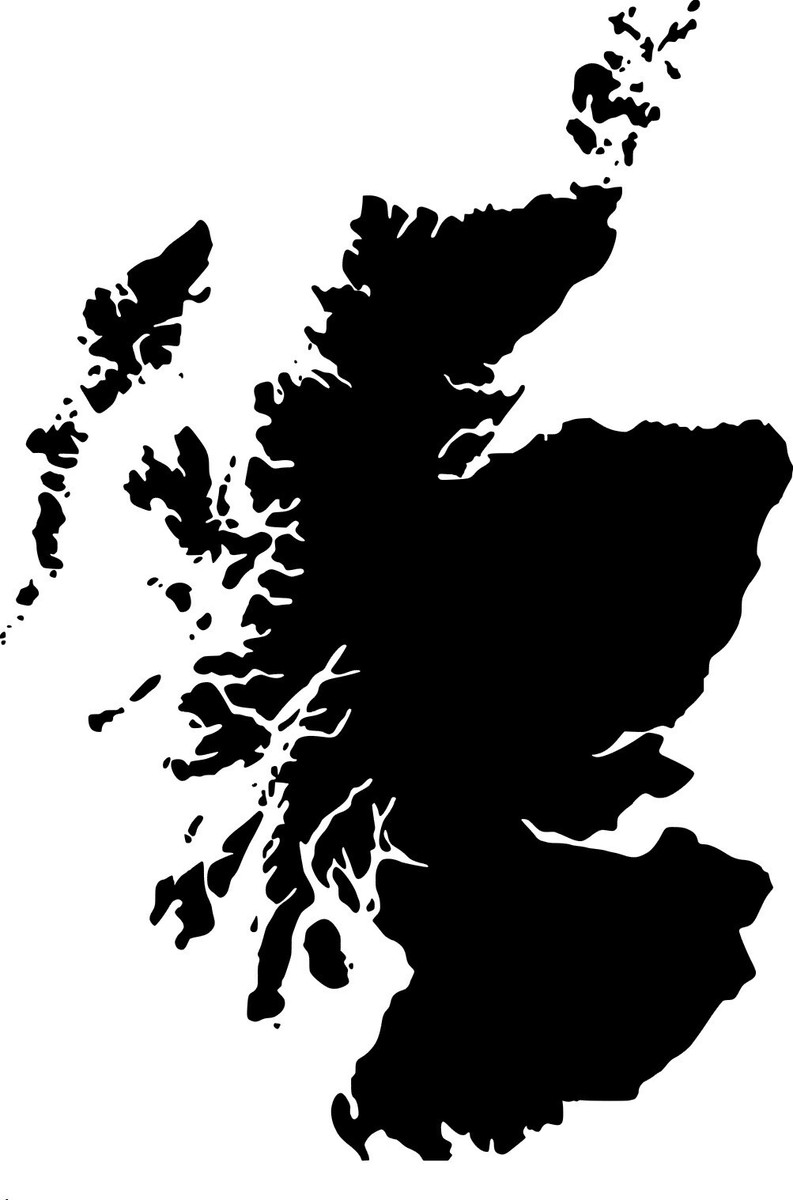 Printable Blank Map Of Scotland