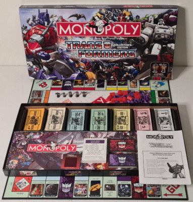 MONOPOLY TRANSFORMERS COLLECTOR'S EDITION BOARD GAME HASBRO 2007 | eBay ...