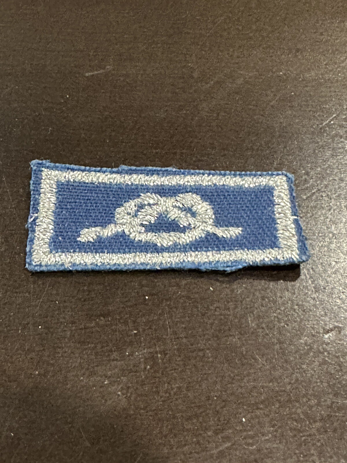 BSA, District Award of Merit Uniform Square Knot Patch Silver Mylar ...