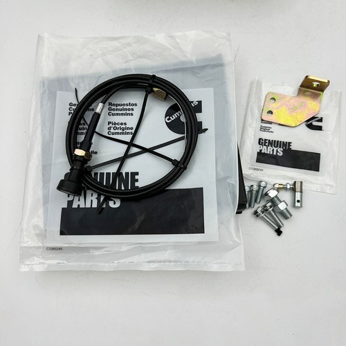 Manual Fuel Shut Off P7100 Solenoid Kit Cable Set For Cummins Dodge 12v ...