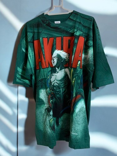 Akira tetsuo T Shirt Copy Right anime green Size XL (US L) Vintage not ...