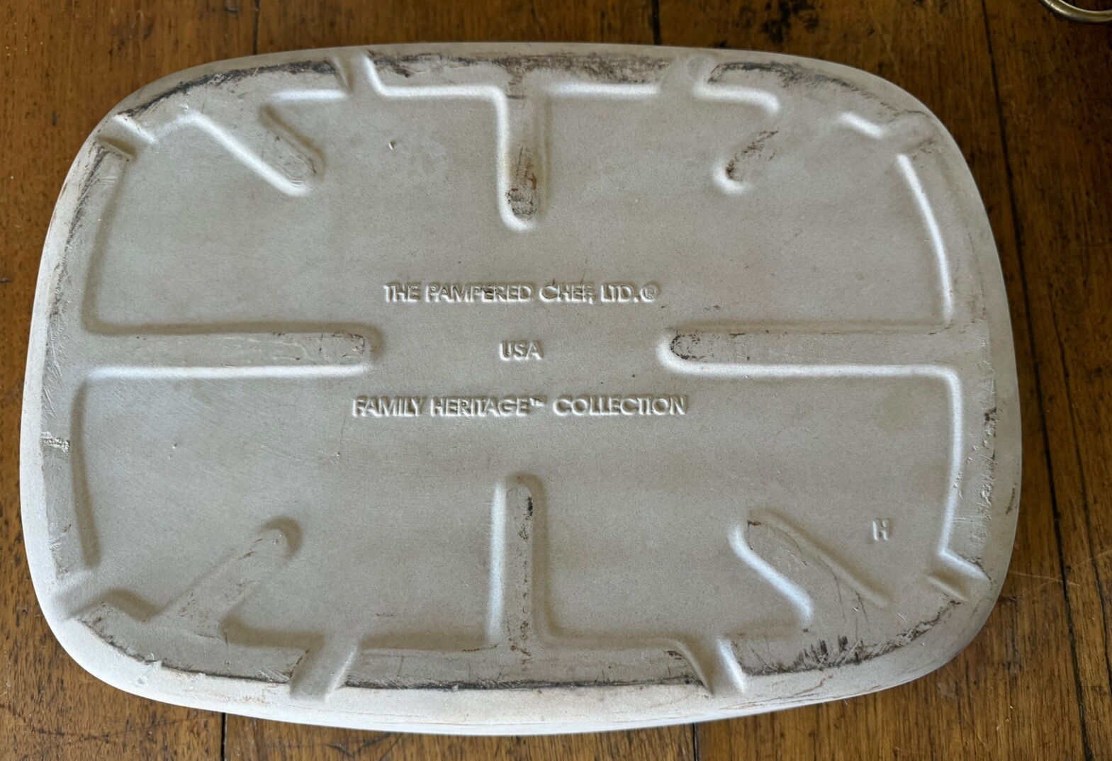 The Pampered Chef Family Heritage Stoneware Rectangular Baker Pan 9x13 ...