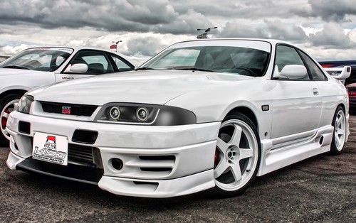 FOR NİSSAN GTR R33 AİR DUCT+SLİDİNG TURN SİGNAL LED HİGH BEAM+FOG LİGH ...