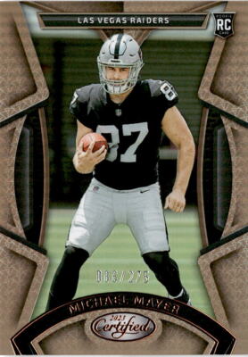 2023 Panini Certified #191 Michael Mayer Bronze Mirror #/275 Las Vegas ...