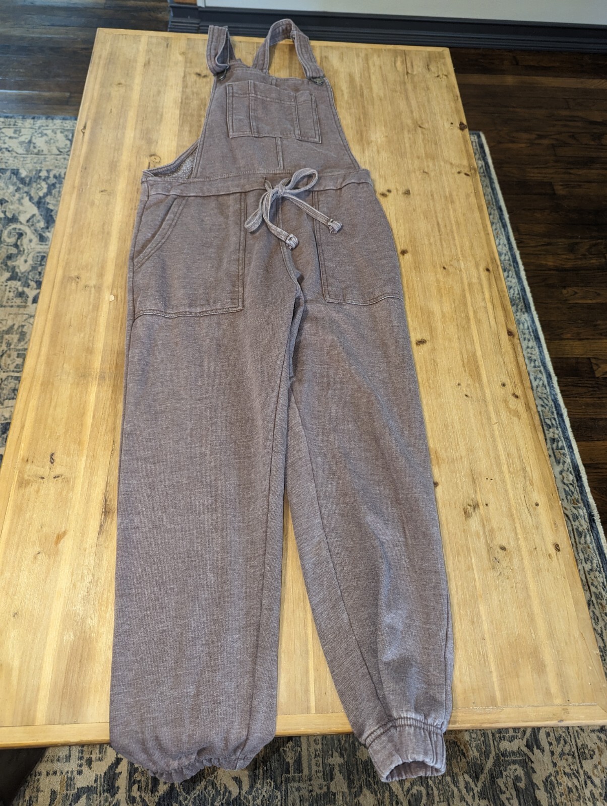 Wallflower Maroon Overalls Medium M French Terry Soft… - Gem