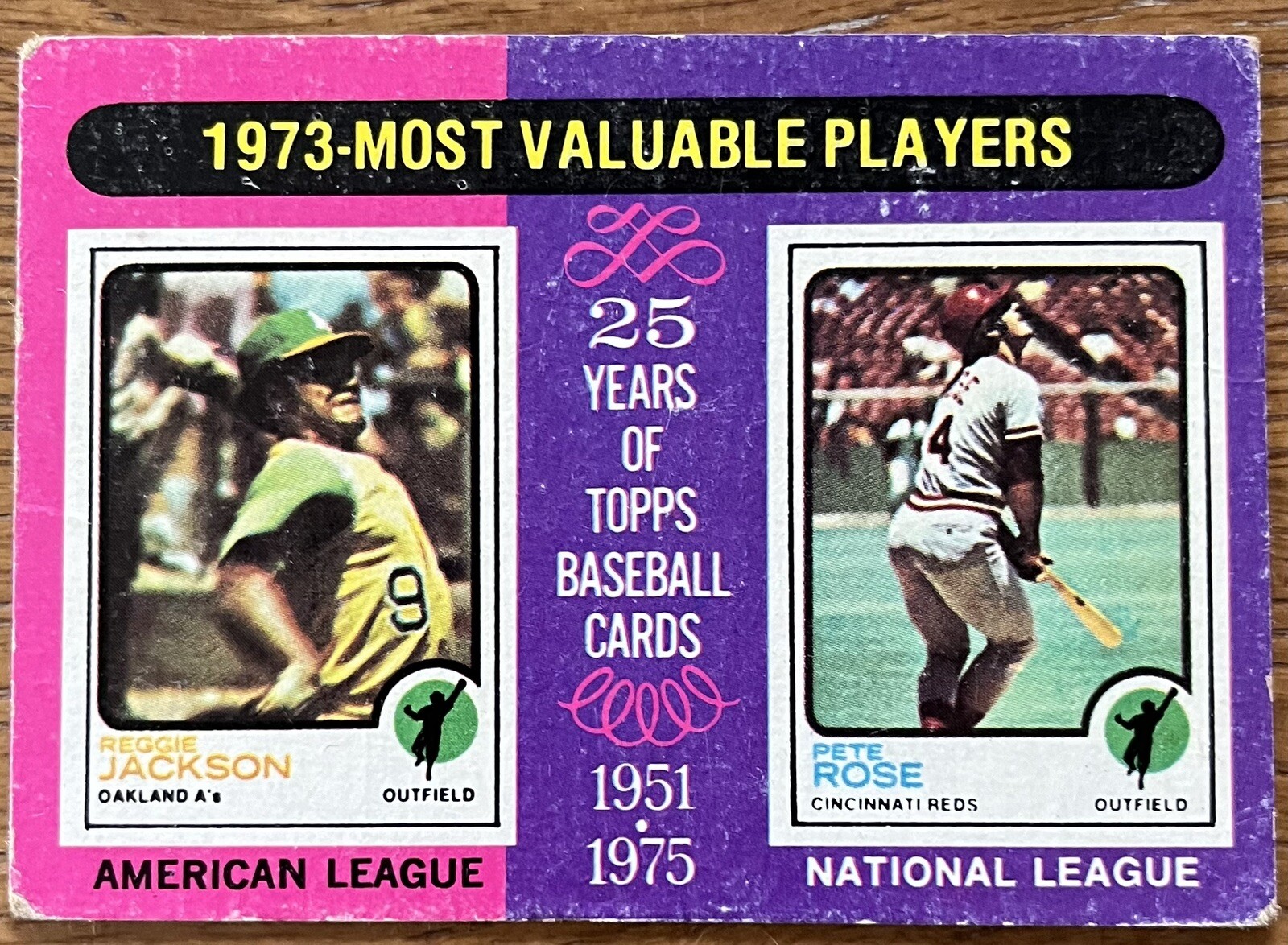 SHARP 1975 TOPPS #211 1973 MVP REGGIE JACKSON PETE ROSE C | eBay