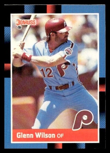1988 Donruss #262 Glenn Wilson Philadelphia Phillies Baseball card | eBay