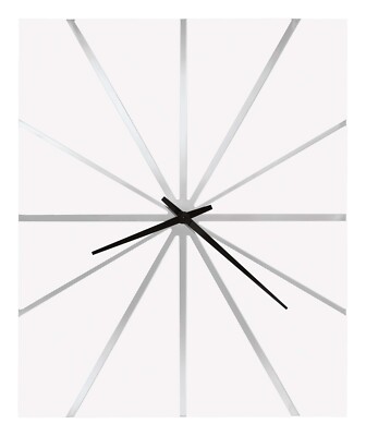 Howard Miller Zander Wall Clock 625616 Eye-Catching High-Gloss White ...