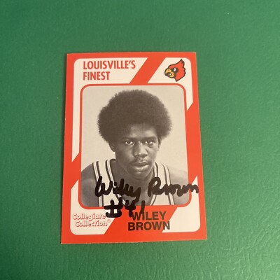 WILEY BROWN Autographed Signed Louisville Basketball Card - NICE | eBay