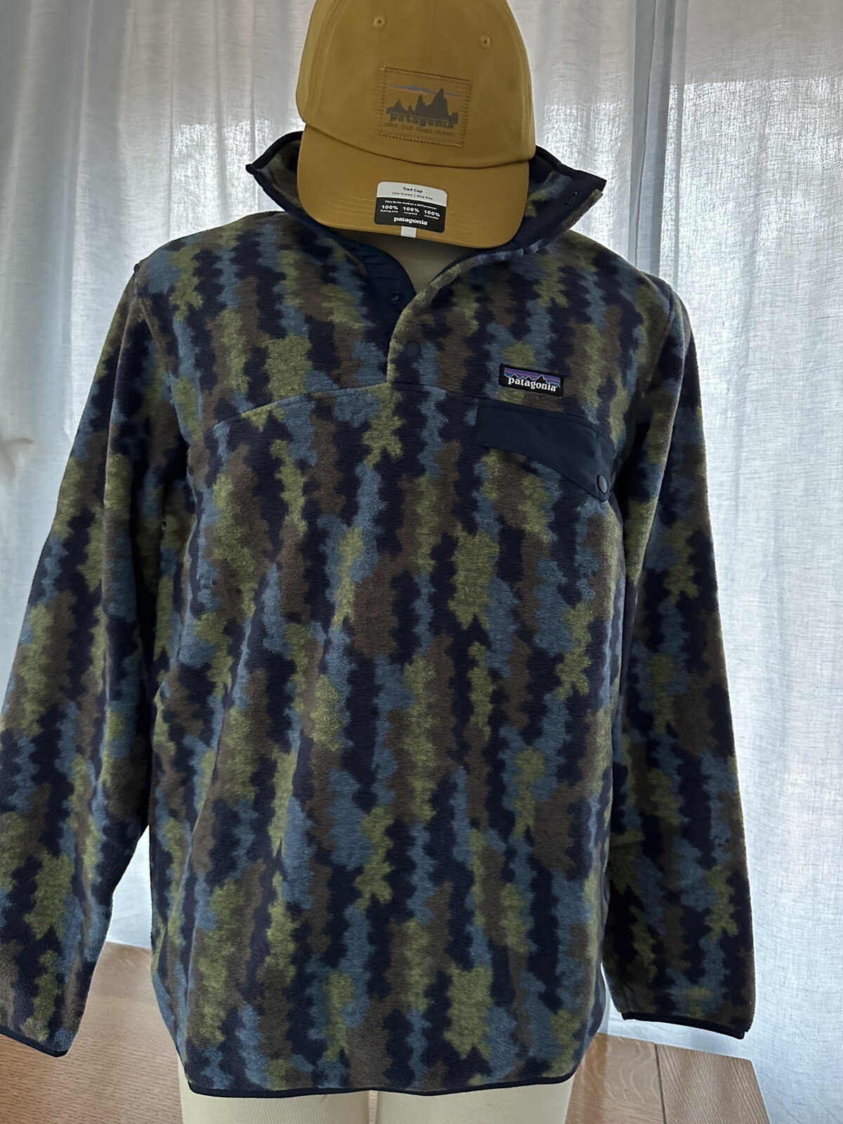 Patagonia Men’s Synchilla Snap-T Fleece Pullover-Climbing Trees Ikat ...