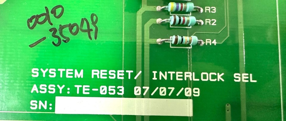 ASSY, PCB SYS RESET/INTLK SEL AMAT 0100-35049 | eBay