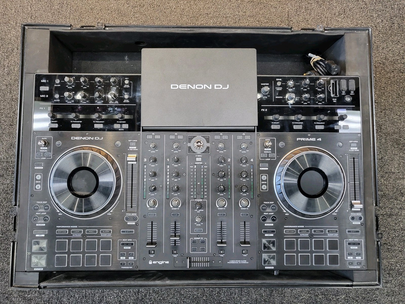 Nice Denon DJ Prime 4 Stand Alone DJ Console System With CaseのeBay公認海外 ...