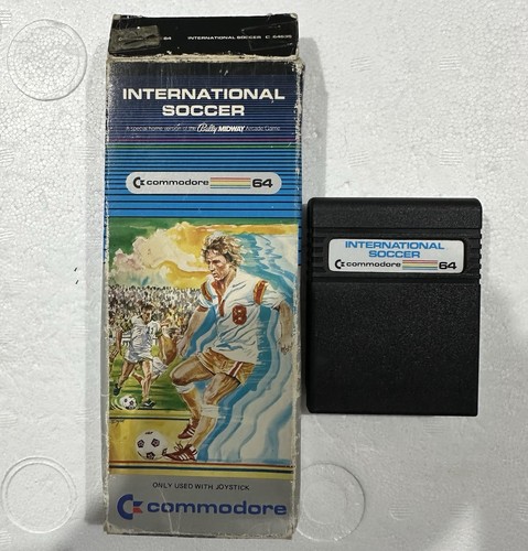 Commodore 64 Dragonsden Rare! Bonus Boxed International Soccer!! | eBay