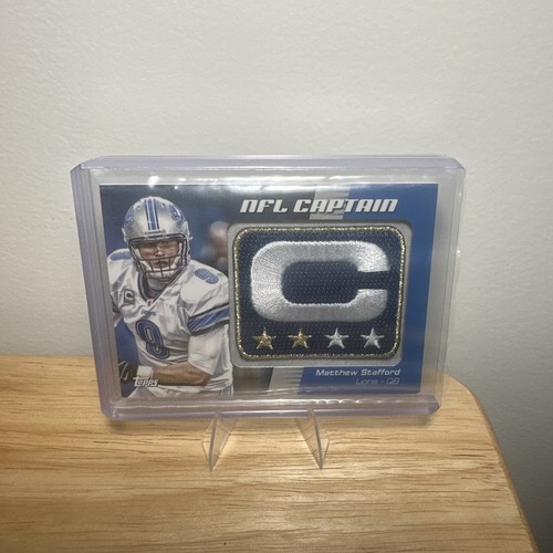2012 Topps NFL Captain Patch Matthew Stafford RARE #NCP-MST | eBay