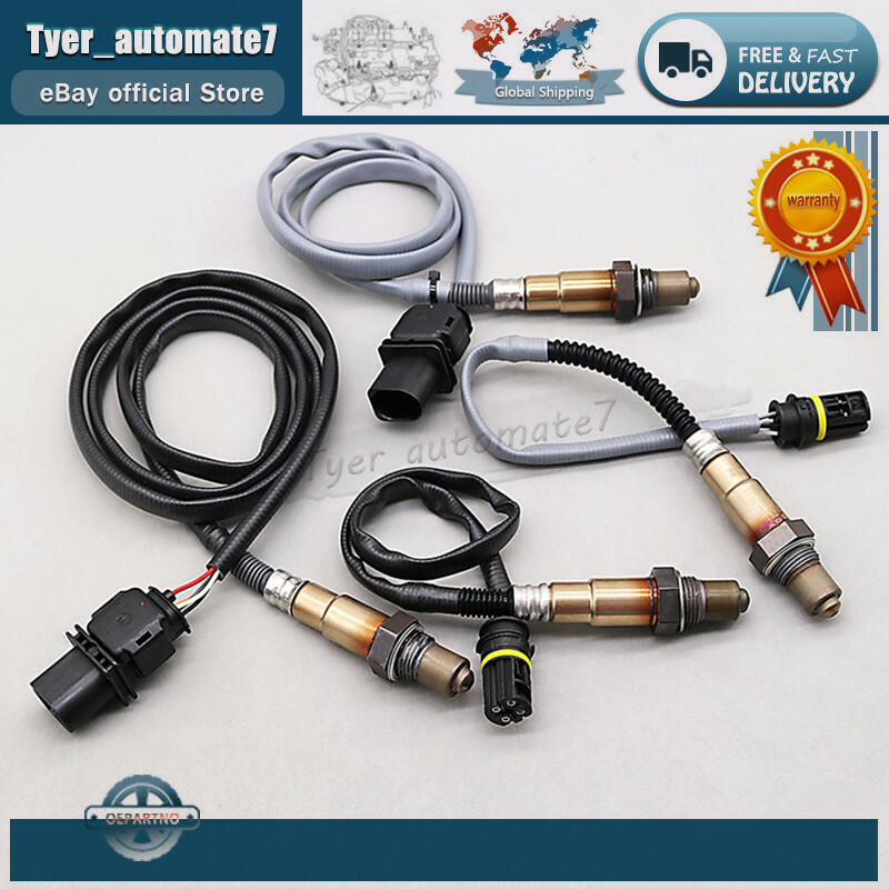 4x Up+Downstream Oxygen Sensor For BMW E82 E90 E91 128i 328i 328i ...
