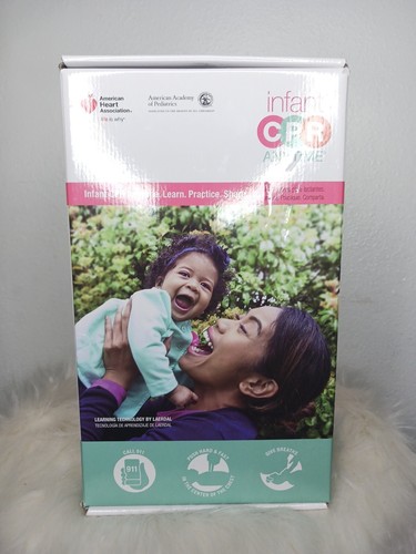 NEW Infant CPR Anytime AHA Heart Association Baby Manikin Box Doll Dvd ...