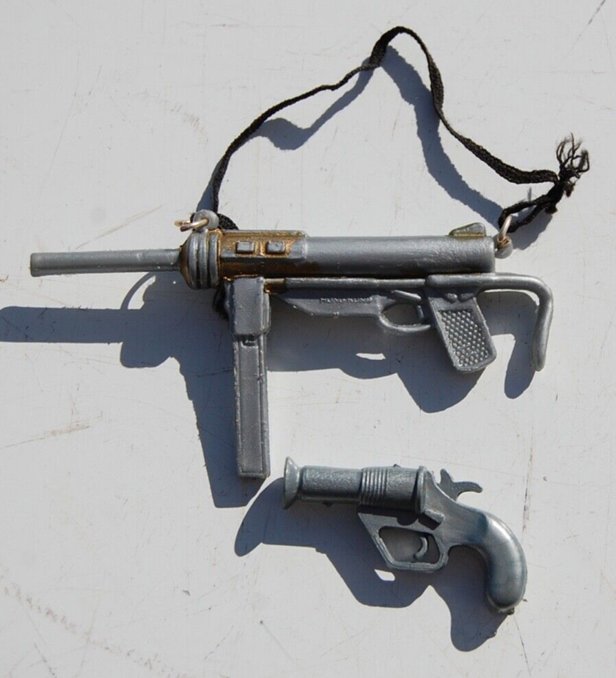 Secret Mission to Spy Island Grease & Flare Gun Vintage GI JOE Stamped ...