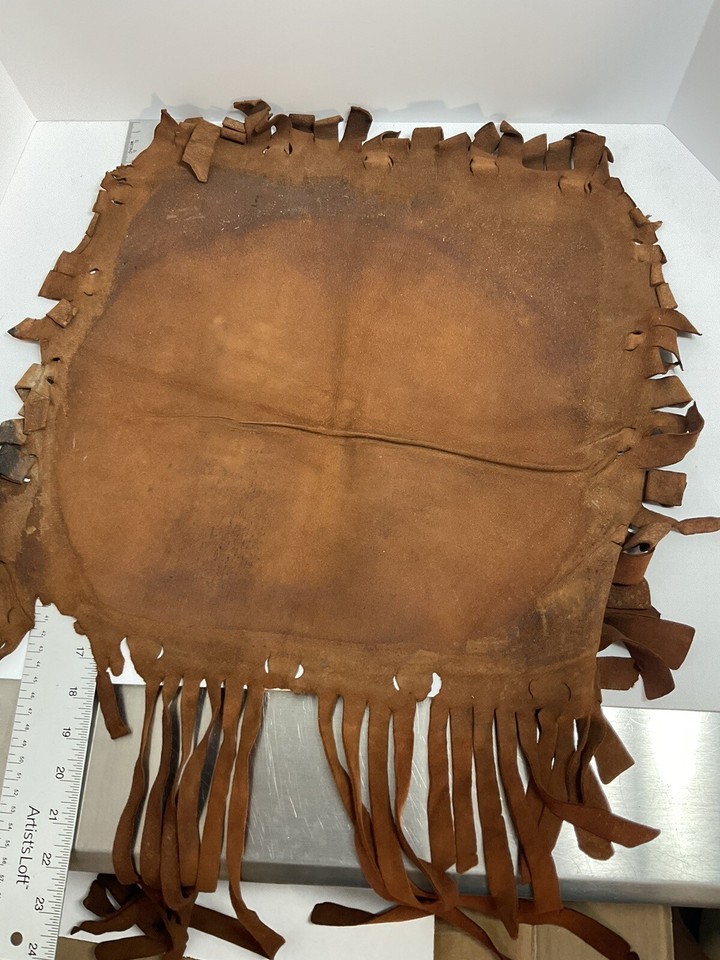 Rare WW1 Era US Army Hand Painted Leather Fringed Soldiers Memorabilia ...