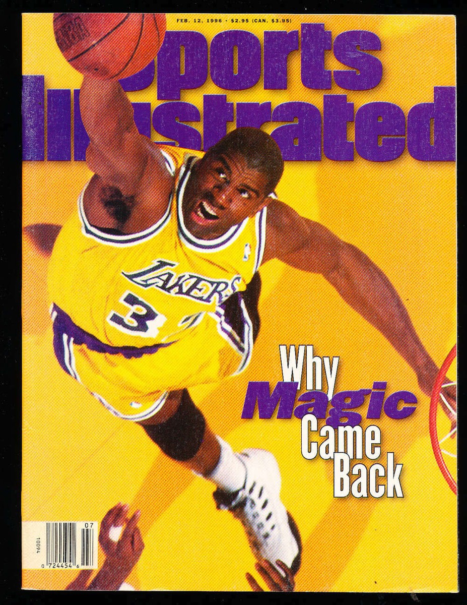 Magic Johnson Lakers 1996 MAGIC JOHNSON Basketball Card Magics Moment