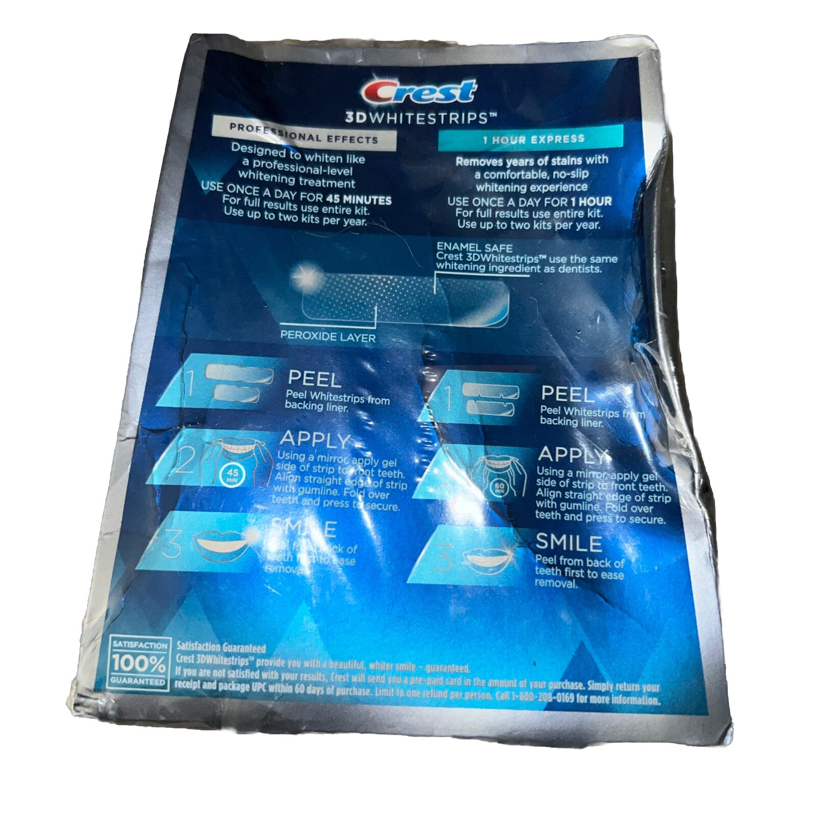 Crest 3D Whitestrips Professional Effects Plus - 23 Levels Whiter Bonus ...