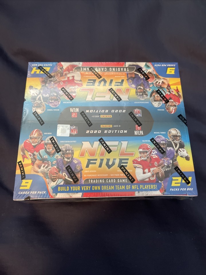 ONE (1) New PANINI 2020 EDITION NFL Five Football Booster Pack - 9 ...