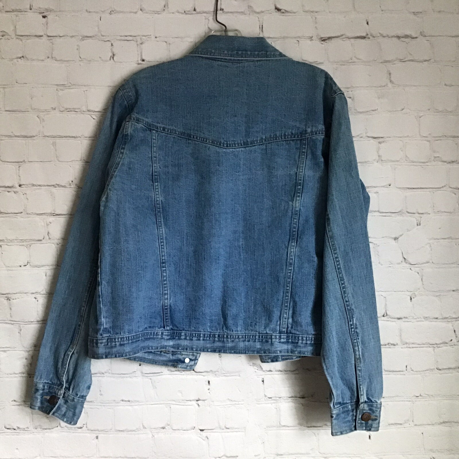Bill Blass Denim Jacket Womans Medium Vintage 90s But… - Gem