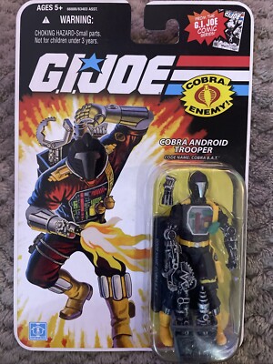 Hasbro 2008 G.I. JOE Cobra Android Trooper Code Name: COBRA B.A.T ...