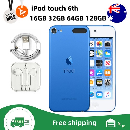 "NEW" Apple iPod Touch 6th Generation 16/32/64/128GB - Blue-365day ...