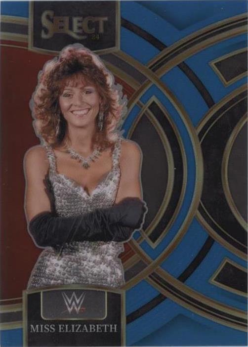 2024 Panini Select WWE - Premier Level Miss Elizabeth #177 Blue Prizm ...