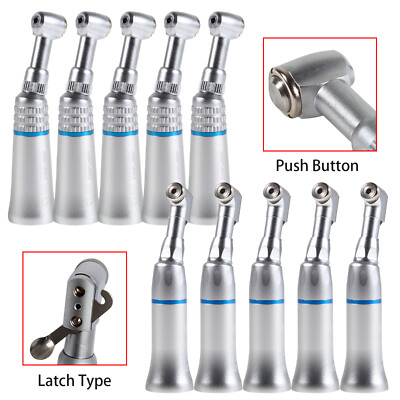 NSK Style Dental Push / Latch Head Contra Angle Handpiece Slow Low ...