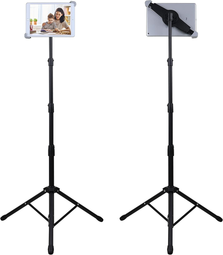 Ipad Tripod Stand, Height Adjustable Ipad Stand Floor, Tablet Holder ...