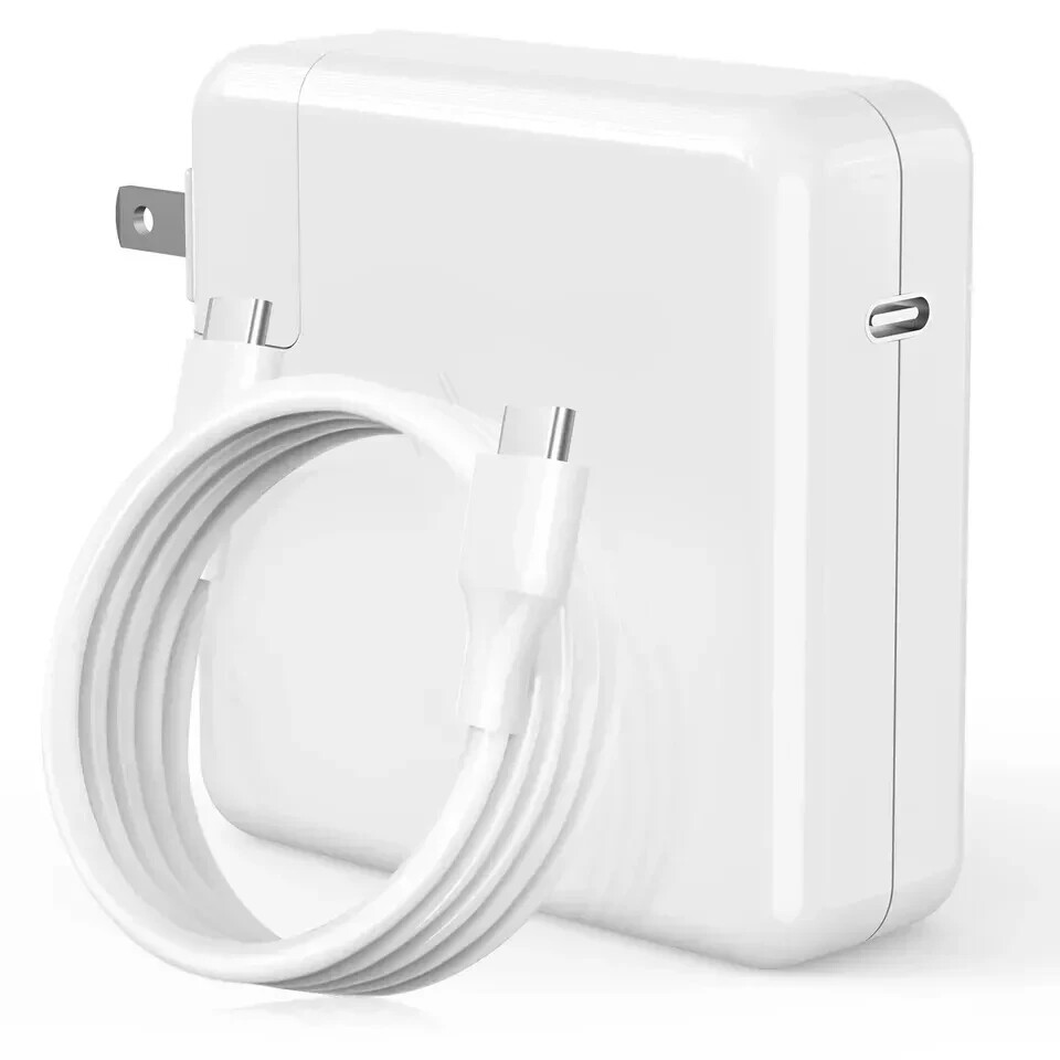 NEW OEM 30W/61W/67W/87W/96W/140W Charger For Apple MacBook Pro +USB C-C ...