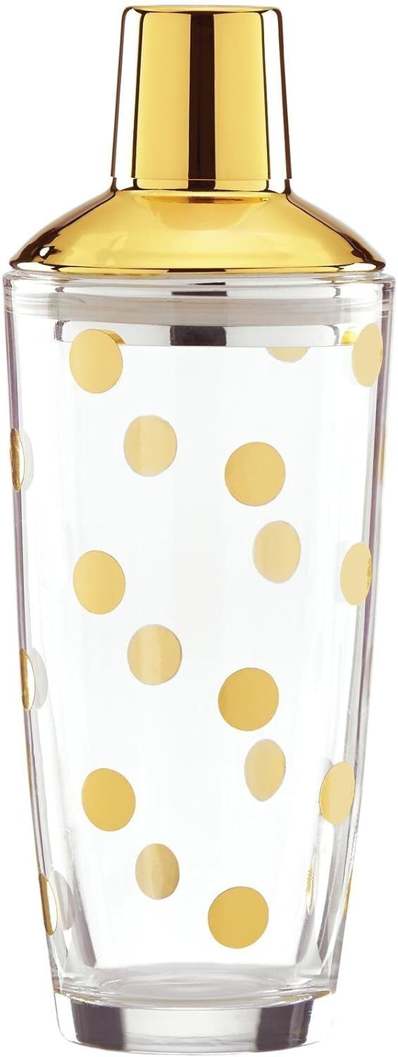Kate Spade new york Two Of A Kind Gold Dot Cocktail Shaker New in Kate ...