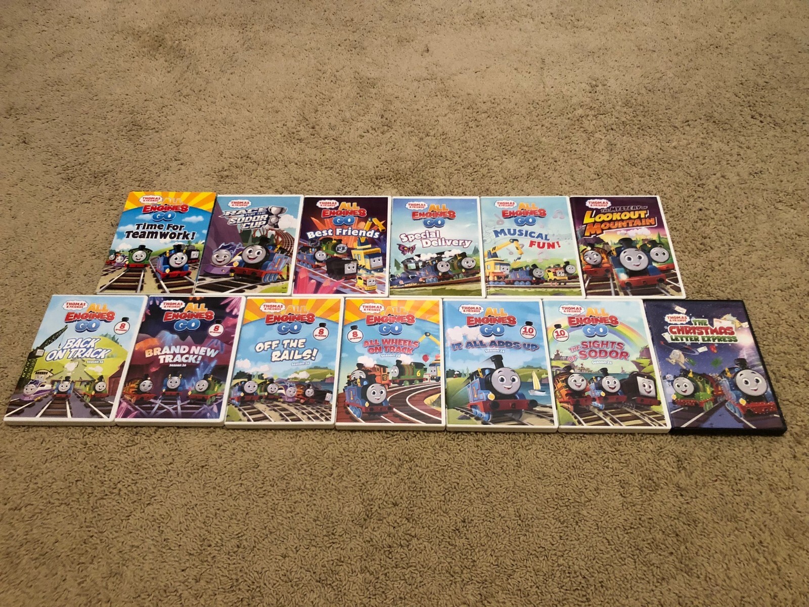 Thomas And Friends All engines go DVD lot of 13 Race for the Sodor cup ...
