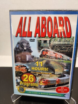 All Aboard DVD - NEW - 11 Hours - 26 Programs - Railroad | eBay