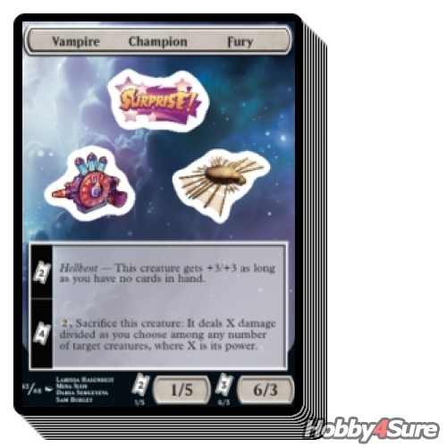 10 pcs Vampire Champion Fury Sticker Sheet (43/48) M/NM Magic MTG ...