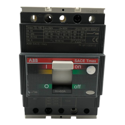 Disjuntor Caixa Moldada ABB Sace TMAX T2L 160 50A 690v 3P | eBay