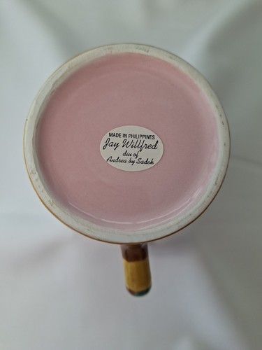 Vintage Jay Willfred Heron Majolica Creamer Pitcher | eBay