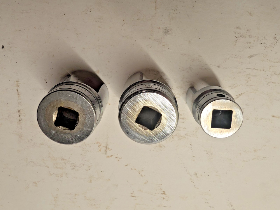 3 Snap On Tools 3/8" Drive Weatherhead Sockets FD8 3/8 FD240 3/4 FD250 ...